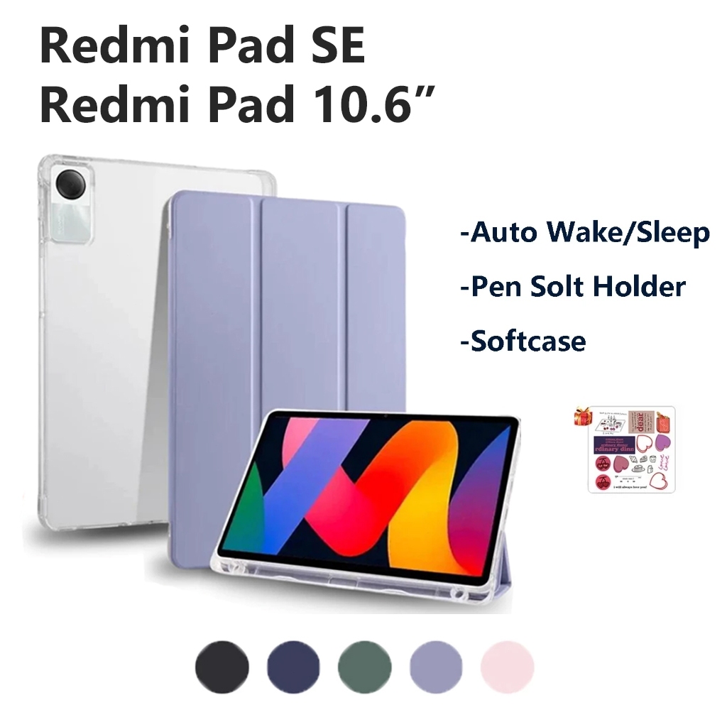 Jual Case Redmi Pad SE 11 inch Redmi Pad 10.61" Flip Soft Case Xiaomi ...