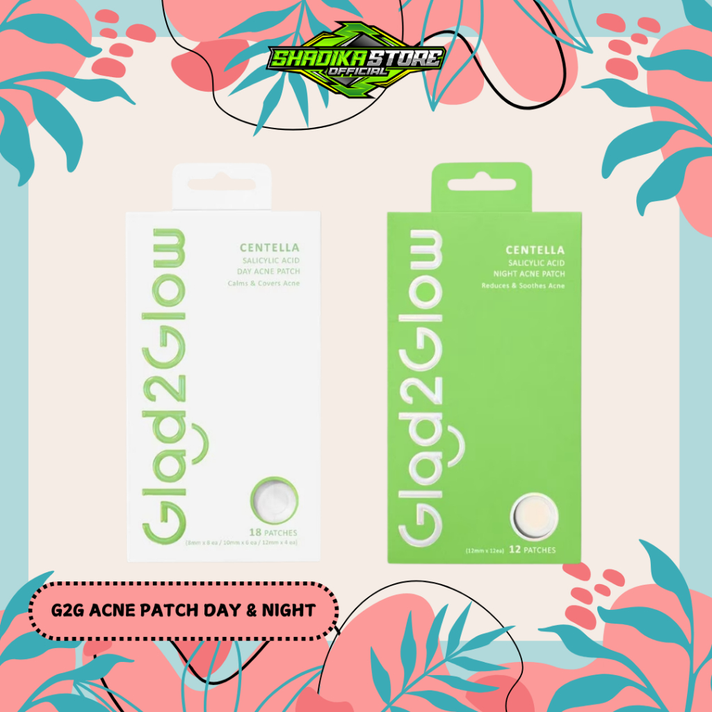 Jual Glad2Glow Centella Salicylic Acid Night|Day Acne Patch - Pimple ...
