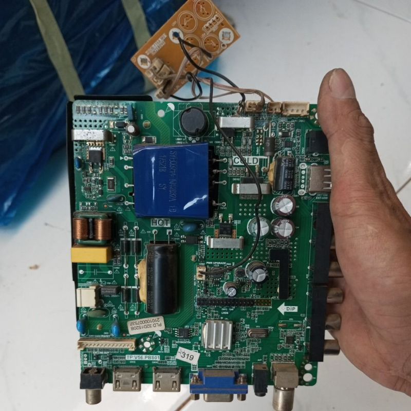 Jual MB/MAINBOARD/ MOTHERBOARD/ MESIN TV LED TV POLYTRON PLD 32D1520B | Shopee Indonesia
