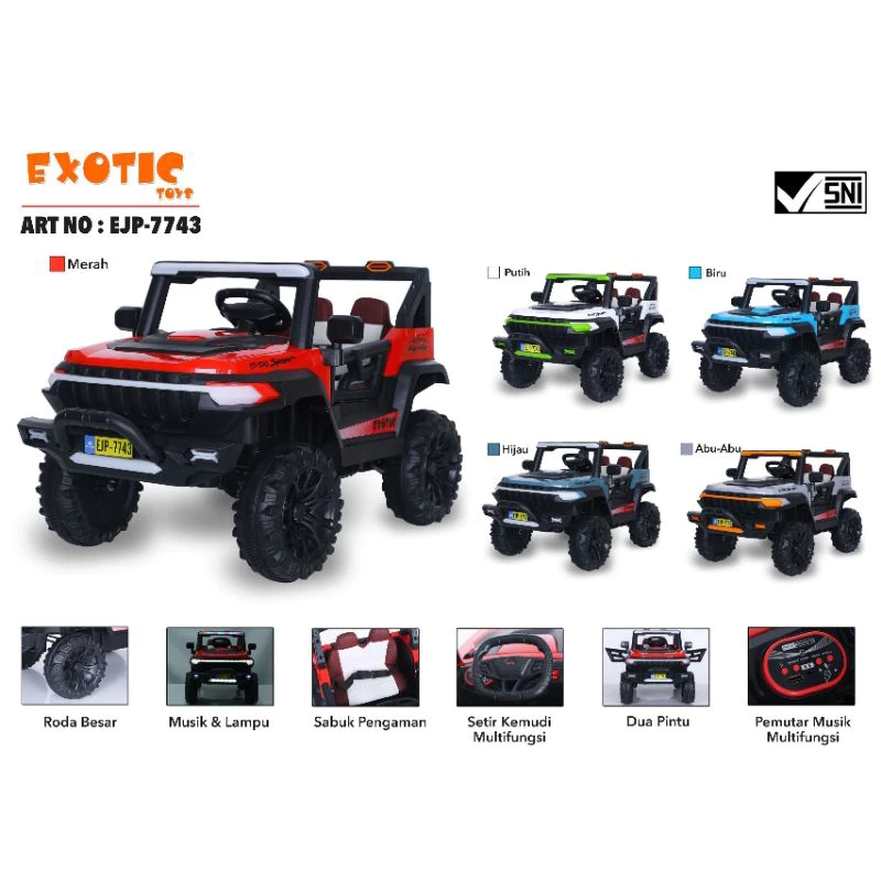 Jual Mobilan Exotic EJP 7734, Pacific PJ 8601, Mini coper PM 7612 dan ...