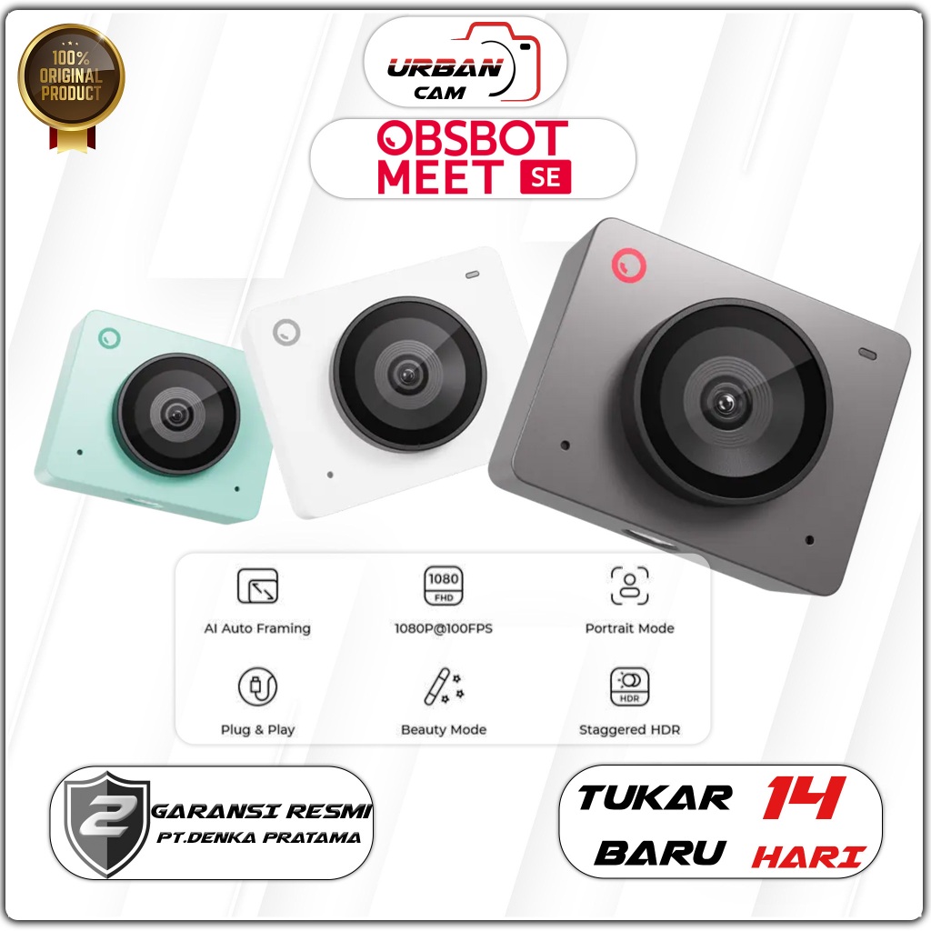 Jual OBSBOT Meet SE AI-Powered Full HD Webcam | Shopee Indonesia