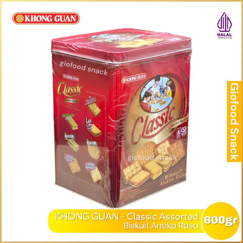 Jual KHONG GUAN CLASSIC 600gr Kaleng Besar - Assorted Biscuits Biskuit Aneka Rasa Saltcheese ...