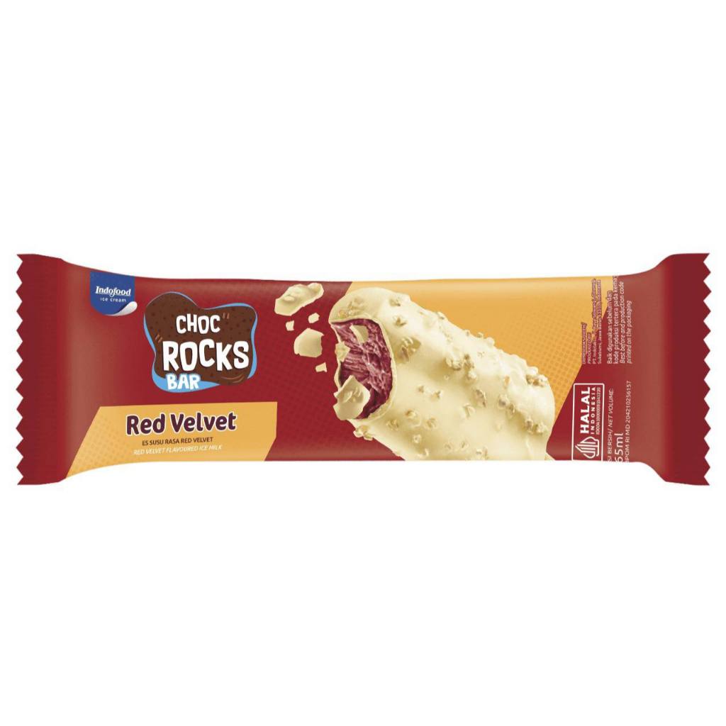 Jual Es Krim / Ice Cream Potong Choc Rocks Red Velvet Bandung | Shopee ...