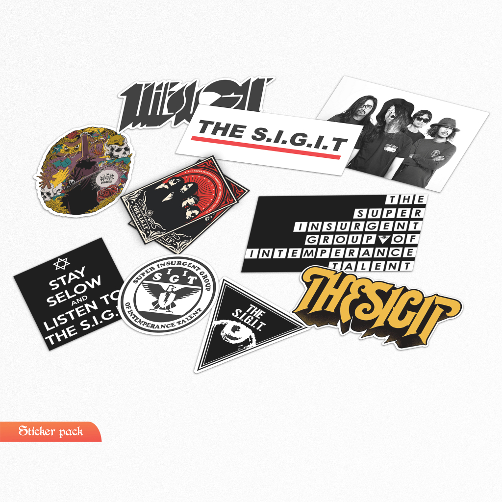 Jual Stiker Band The Sigit / Sticker Pack | Shopee Indonesia