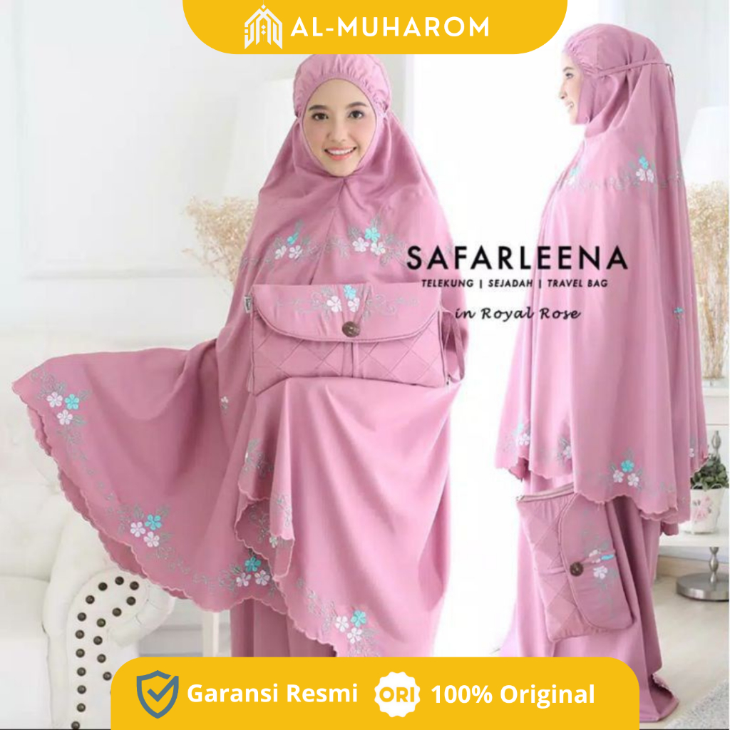Jual Mukena Rukuh Dewasa Mukenah Telekung Katun Premium Bordir Manual ...