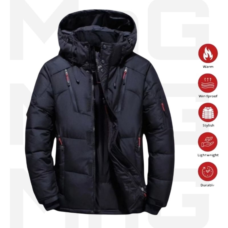 Jual MnG - Jaket Puffer Anti Air Jaket Gunung Pria Wanita Tebal ...