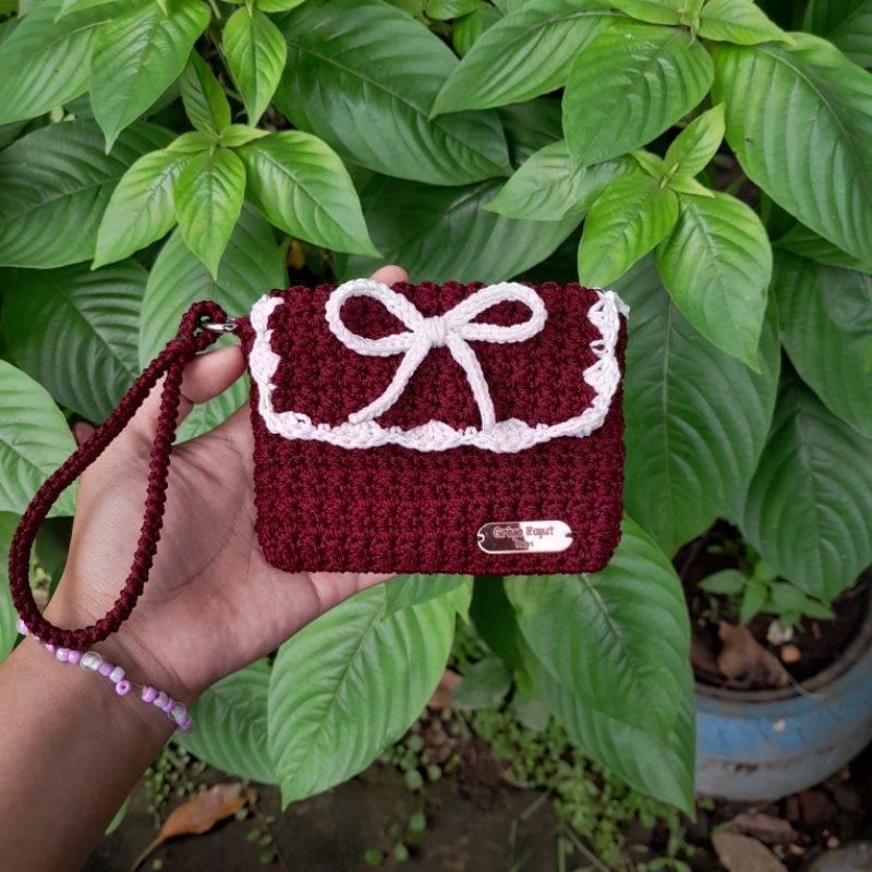 Jual Dompet pita rajut | Shopee Indonesia