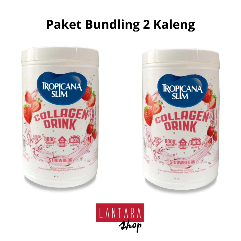 Jual Paket Bundling Hemat Tropicana Slim Collagen Drink Strawberry ...