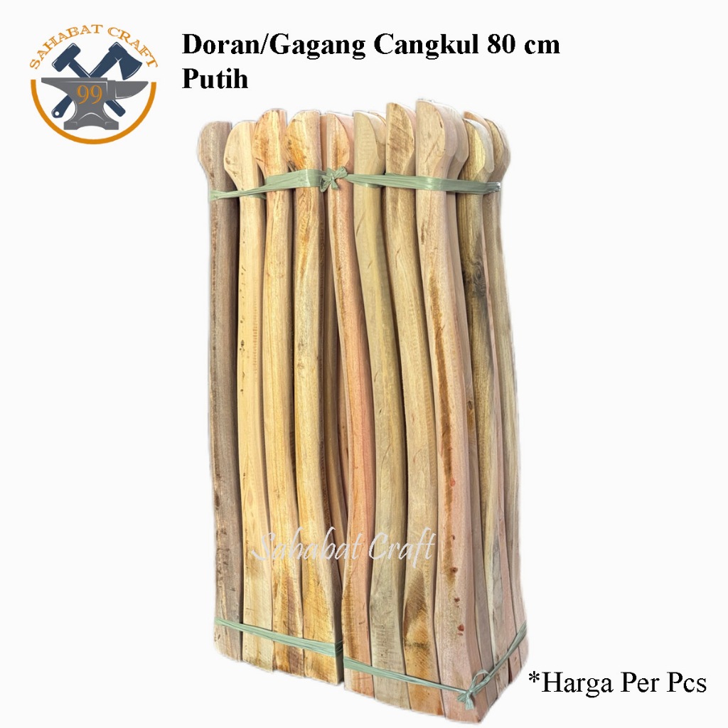 Jual Doran Gagang Cangkul / Garan Pacul Panjang 80cm putih | Shopee ...