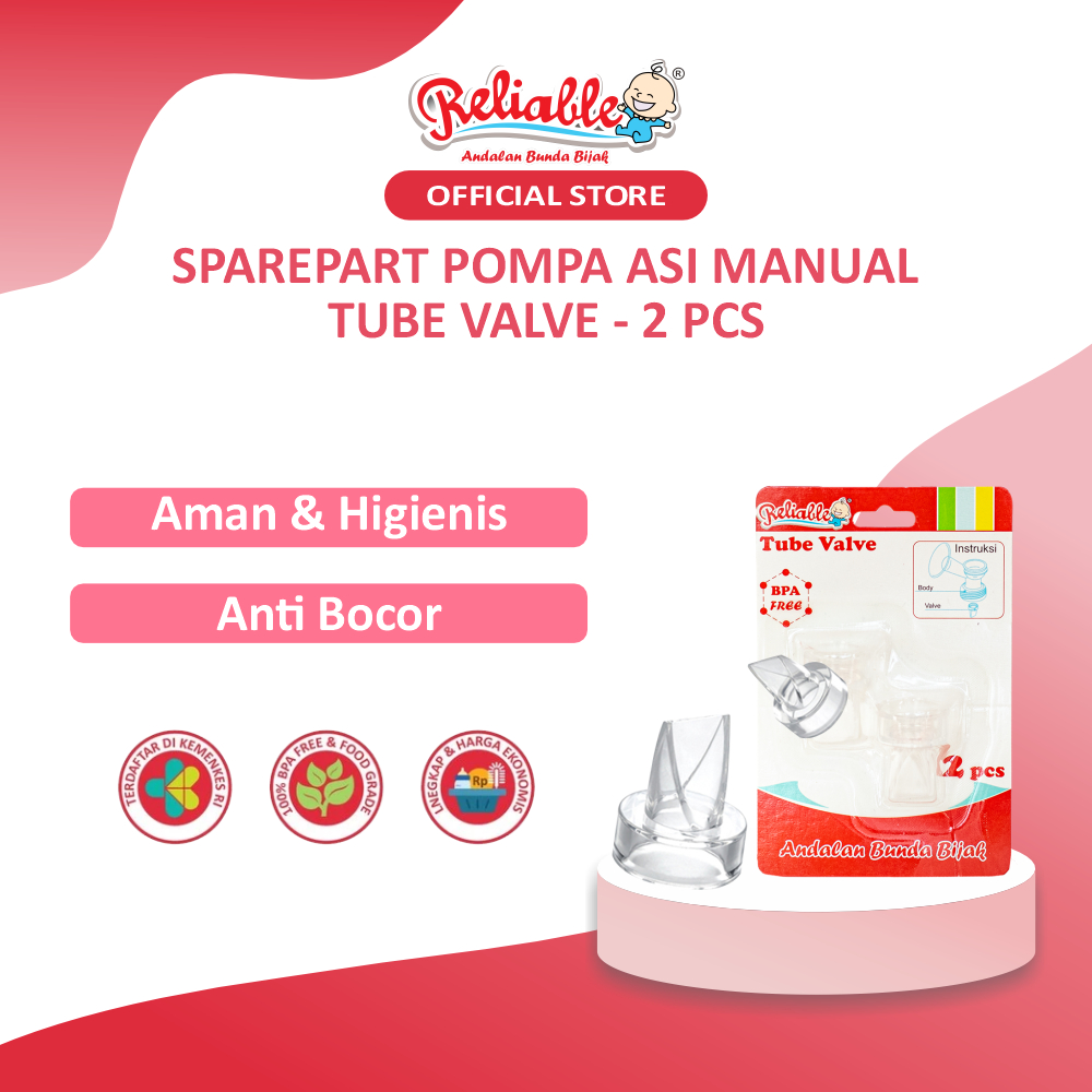 Jual Reliable Part Tube Valve Silicon Pompa Asi - isi 2 pcs Manual Pump ...