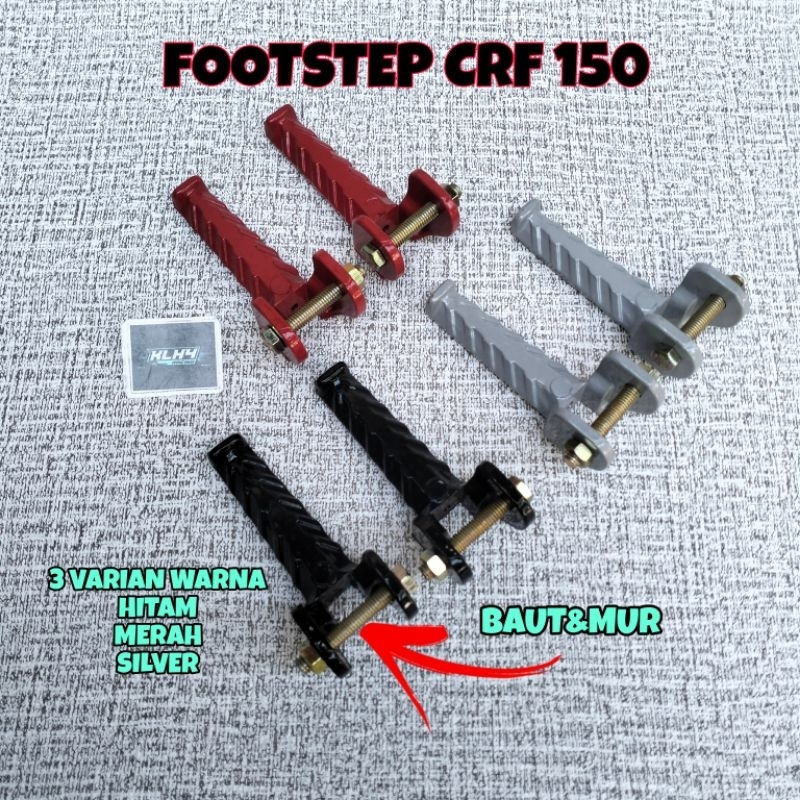 Jual Step Pustep Footstep Crf 150 Belakang Pijakan Kaki | Shopee Indonesia
