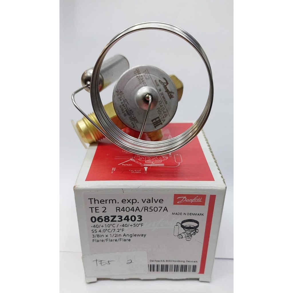 Jual Expansi Valve Danfoss TES 2 (TE 2) R404A/R507 PN. 068Z3403 - TES2 ...