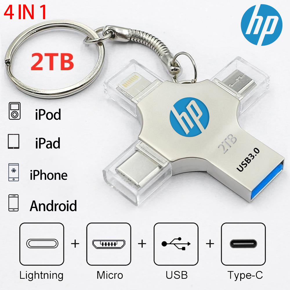Jual HP 1TB lightning USB Stick for iPhone, Flashdisk OTG Photo stick ...