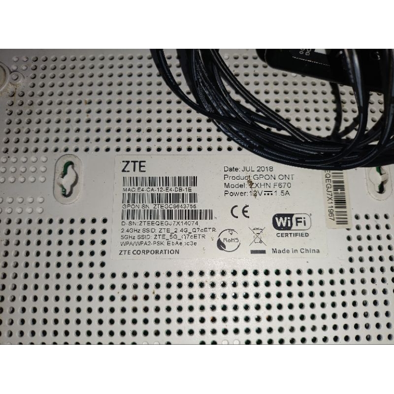 Jual ZTE F670 + stb b860 | Shopee Indonesia