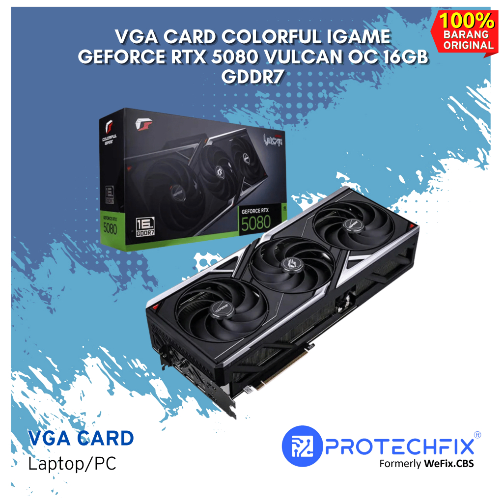 Jual VGA Card COLORFUL iGame GeForce RTX 5080 VULCAN OC 16GB GDDR7 ...