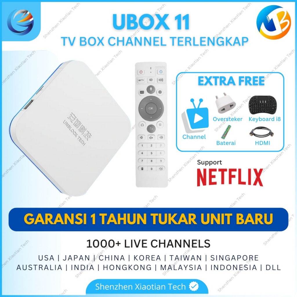 Jual Unblock Tech UBOX 11 Pro Max Android 12 4/64GB | Android Tv Box UBOX 11 Pro Max New Version ...