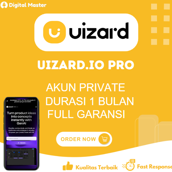 Jual Uizard Io Pro 1 Bulan Private Resmi Full Garansi | Uizard.io Premium - UI Design Pakai AI ...