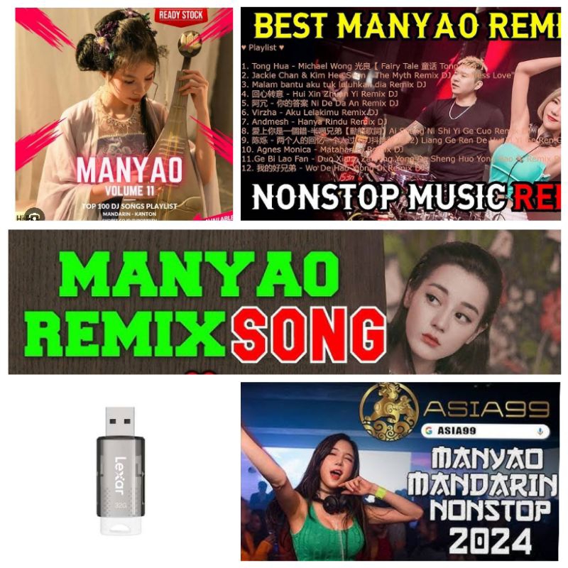 Jual USB DJ MANYAO MANDARIN NONSTOP FULL BASS | Shopee Indonesia