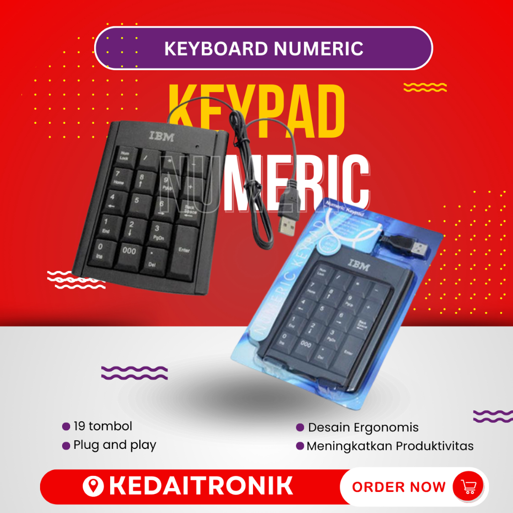 Jual Keyboard Numeric Keypad Angka Pad Numpad USB Mini Numerik | Shopee ...