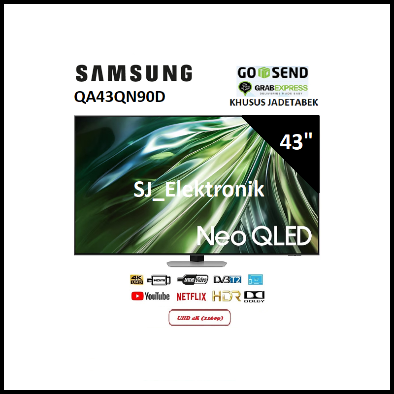Jual Samsung 43QN90D Neo QLED 4K QN90D Smart AI TV | 43 Inch QA43QN90D ...