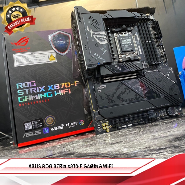 Jual ASUS ROG STRIX X870-F GAMING WIFI | Motherboard AMD X870 AM5 DDR5 ...