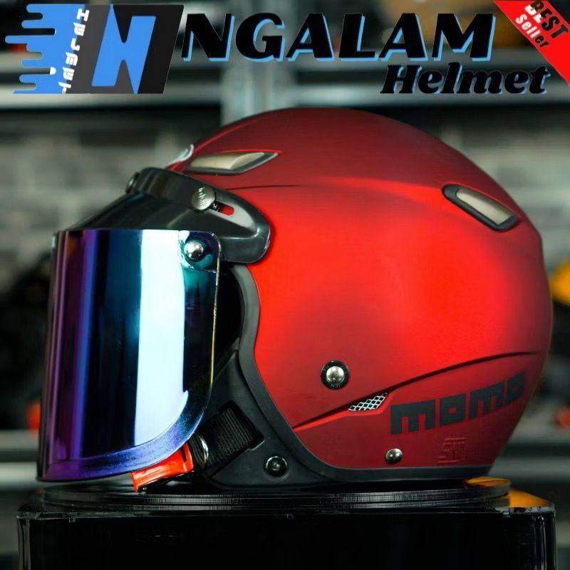 Jual JPN Helmet - Helm Kawai Momo | Helm Pet Doff - Helm SNI - Helm ...
