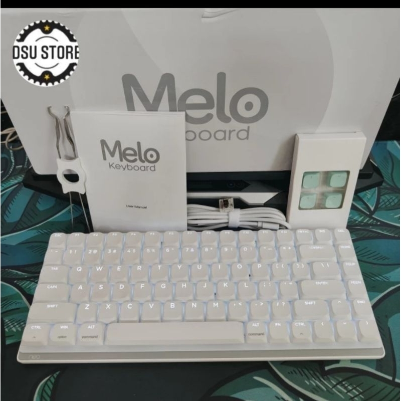 Jual Noir Neo Melo Keyboard Low Profile Wireless 75% Mechanical Hotswap ...