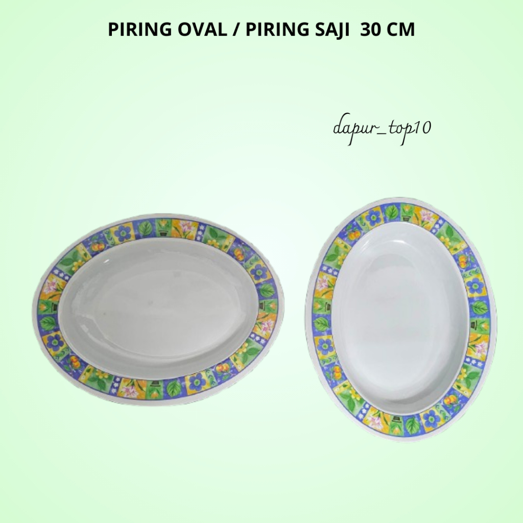 Jual Piring Oval Melamin / Piring Makan Wadah Saji Melamine | Shopee ...