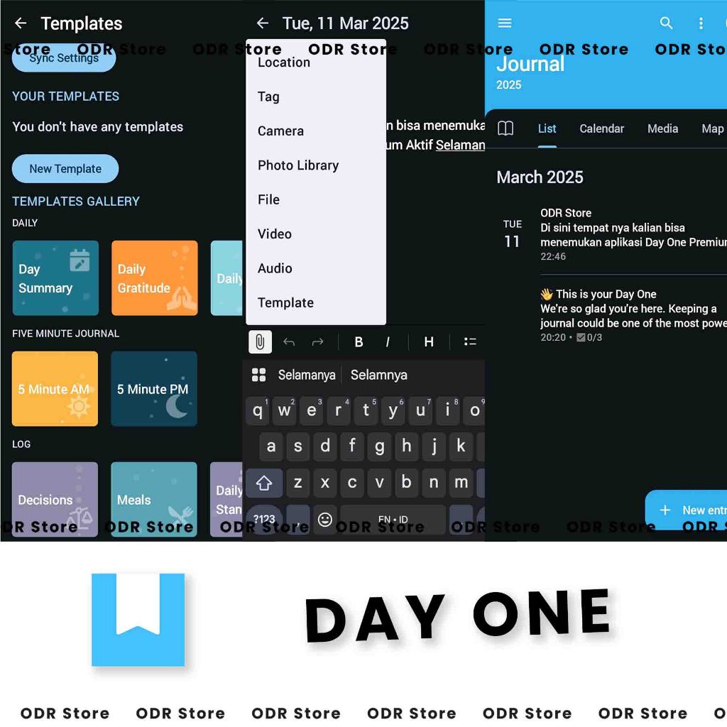 Jual day one journal lifetime Asisten Jurnal Harian untuk Catatan Foto ...