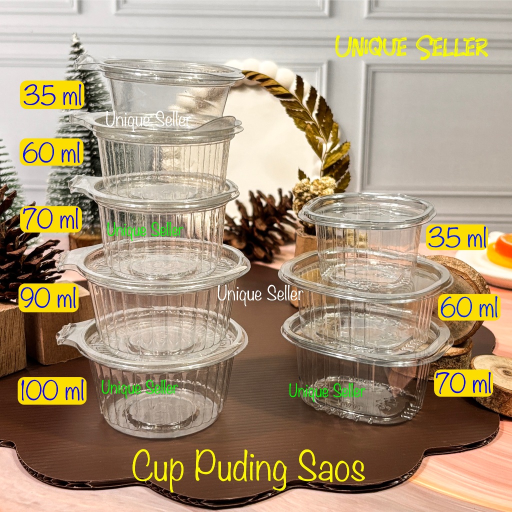 Jual Mika Tempat Cup Saos Puding Cake 25 35 60 70 90 100 ml SSY TX NS ...