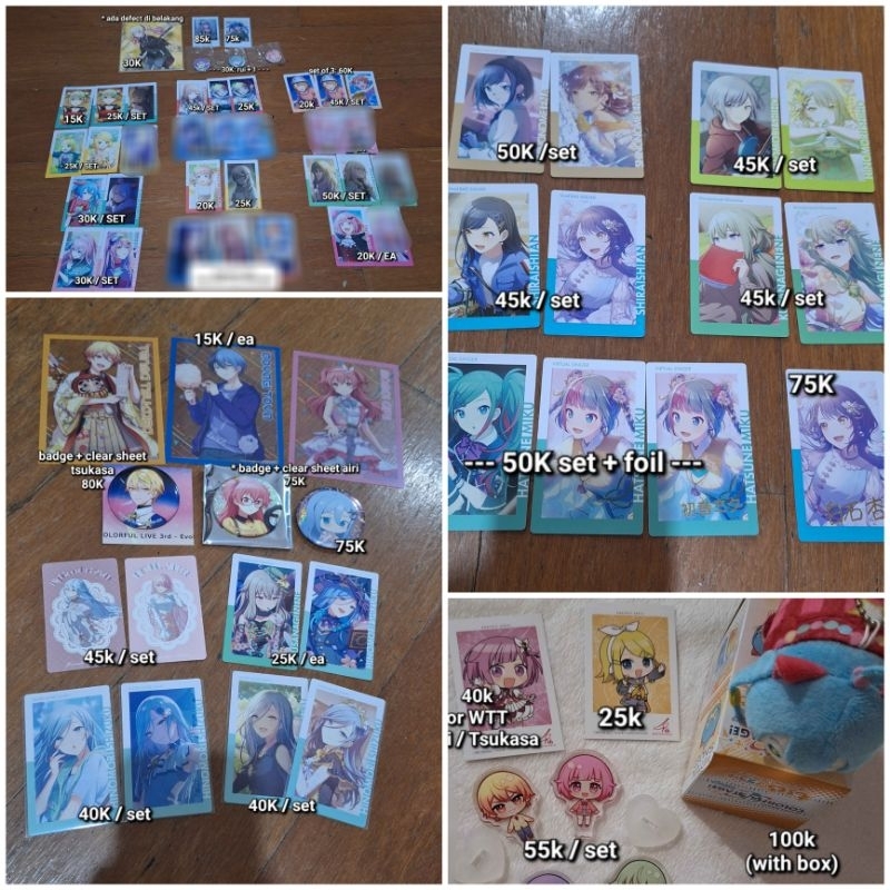 Jual Project Sekai - various Epick card + official merch | Shopee Indonesia