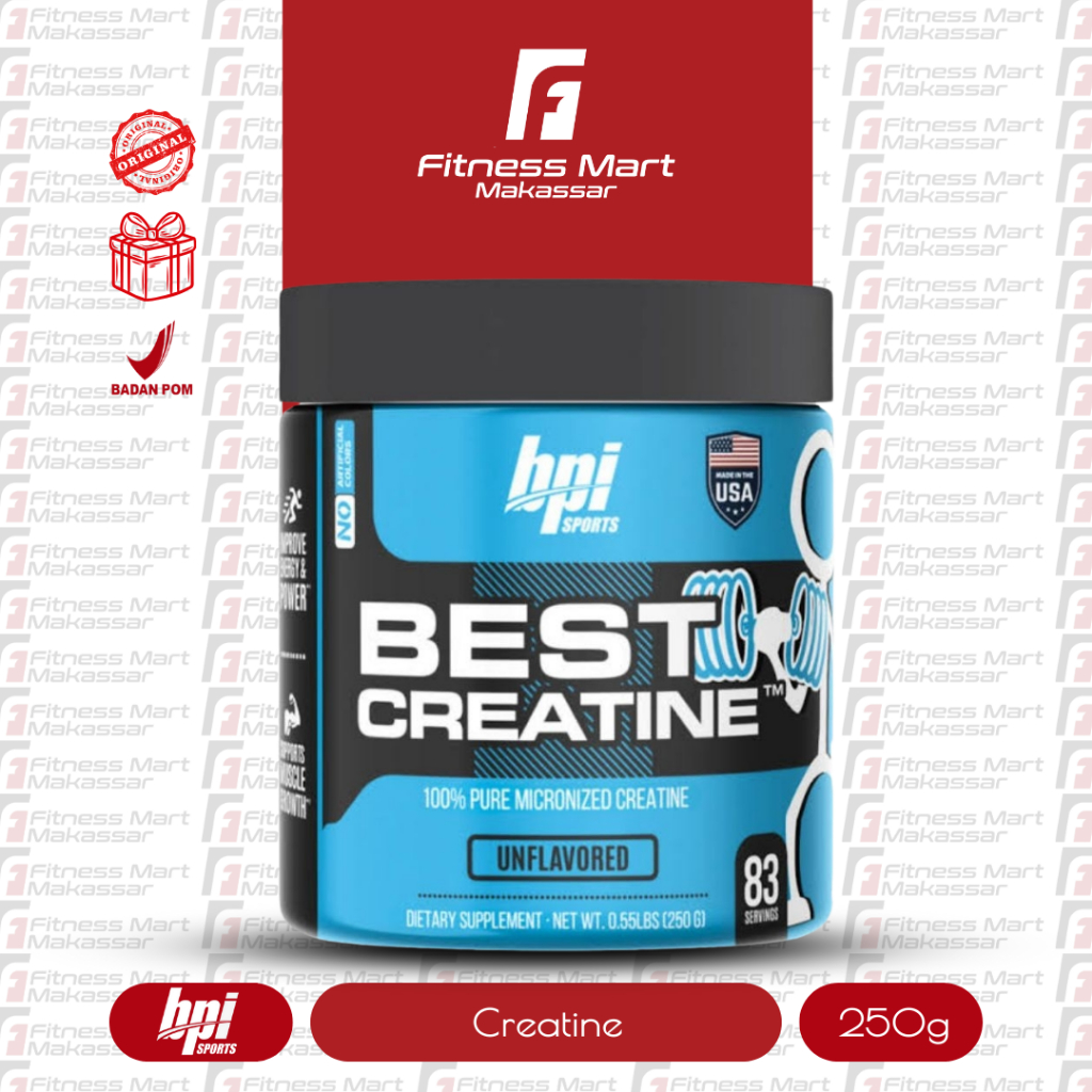 Jual BPI Best Creatine 250 Gram Unflavoured BPOM | Shopee Indonesia