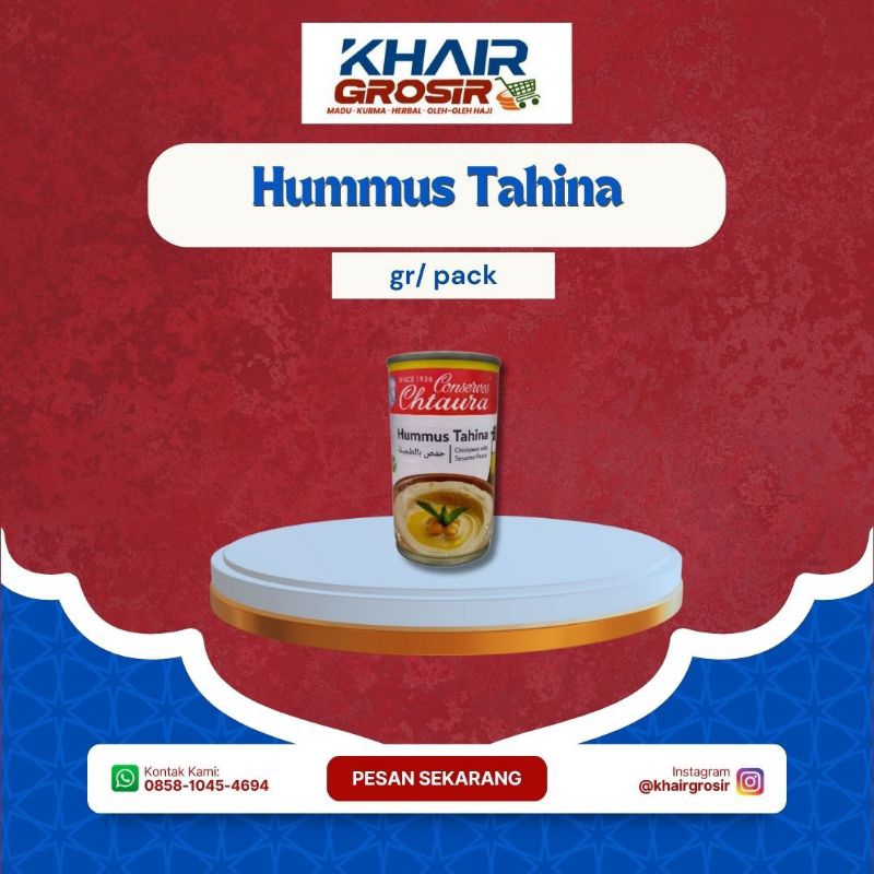 Jual Chtaura Hummus Tahina 180 gram | Shopee Indonesia