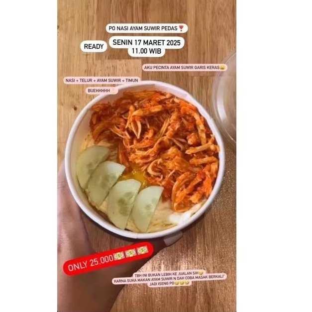 Jual PO Nasi Ayam Suwir Medan | Shopee Indonesia
