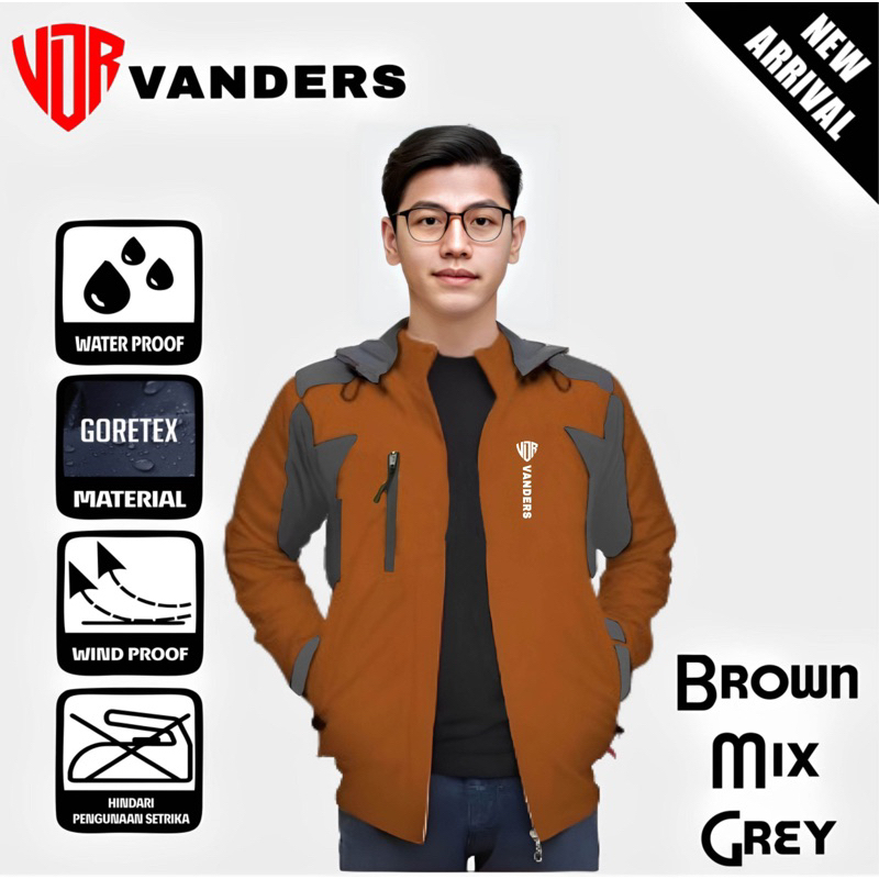 Jual VANDERS OFFICIAL STORE - JAKET GUNUNG ANTI AIR WATERPROOF JAKET ...