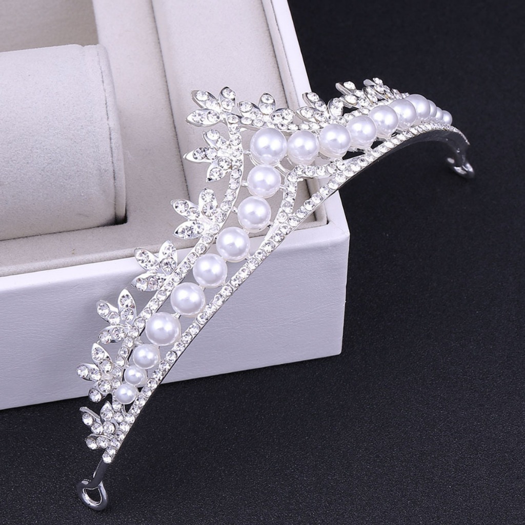 Jual Mahkota Mutiara Tiara Imitasi Putri Pengantin Crown | Shopee Indonesia