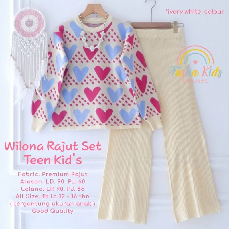 Jual LIODRA • LABUBU • WILONA • NADIA SET BY FASHA SET ANAK RAJUT ...
