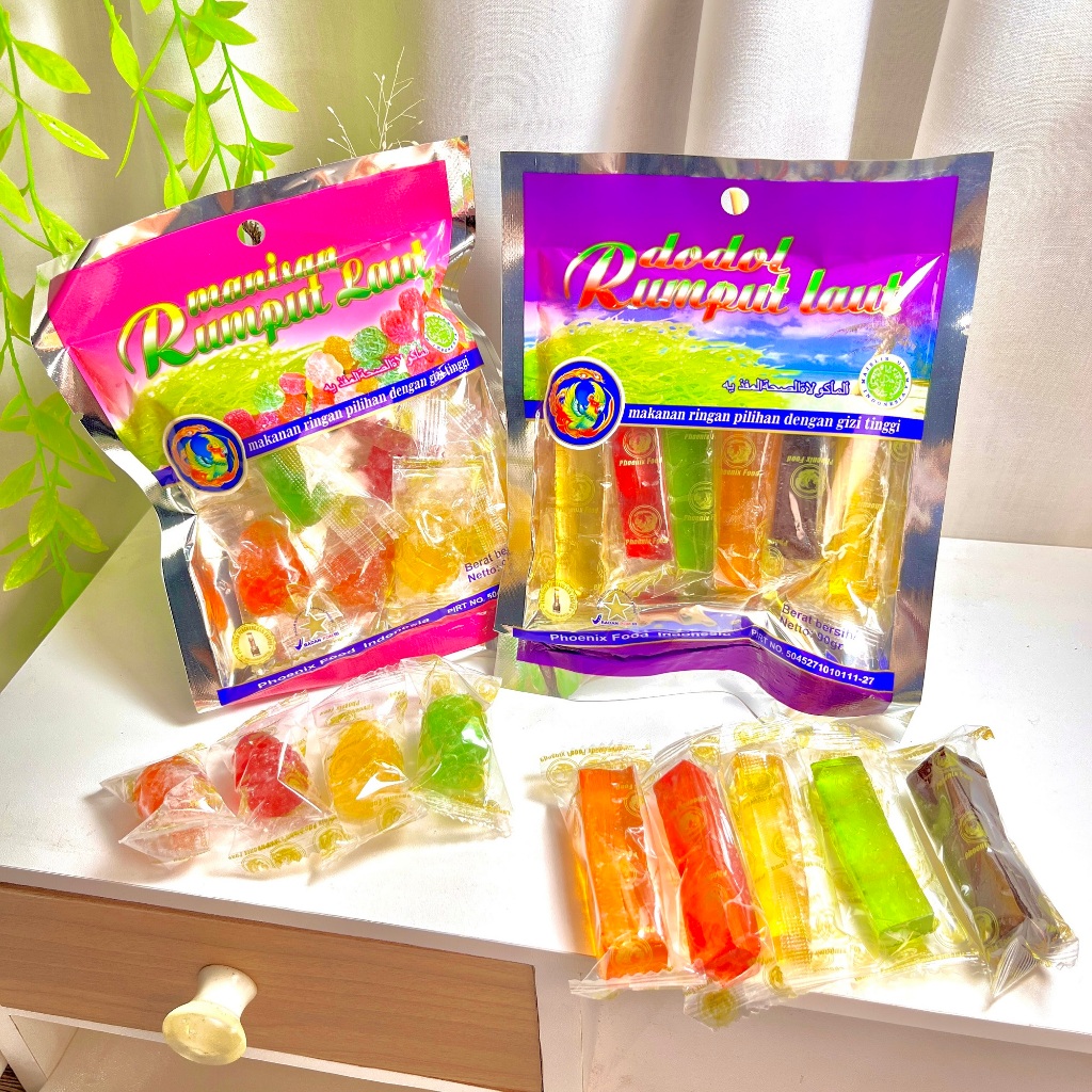 Jual Dodol Rumput laut Manisan Rumput Laut Khas Lombok Kinjo Jelly ...
