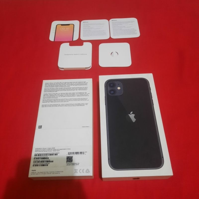 Jual dus box iphone 11 hitam original copotan ibox lengkap manual book ...
