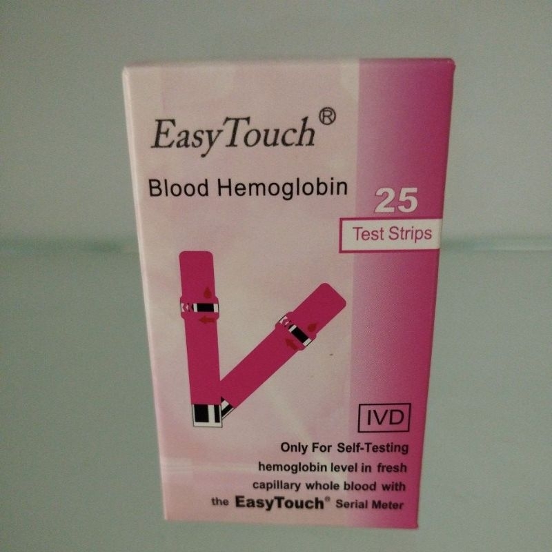 Jual Easy Touch Hemoglobin 25 strip easytouch hemoglobin easy touch Hb ...