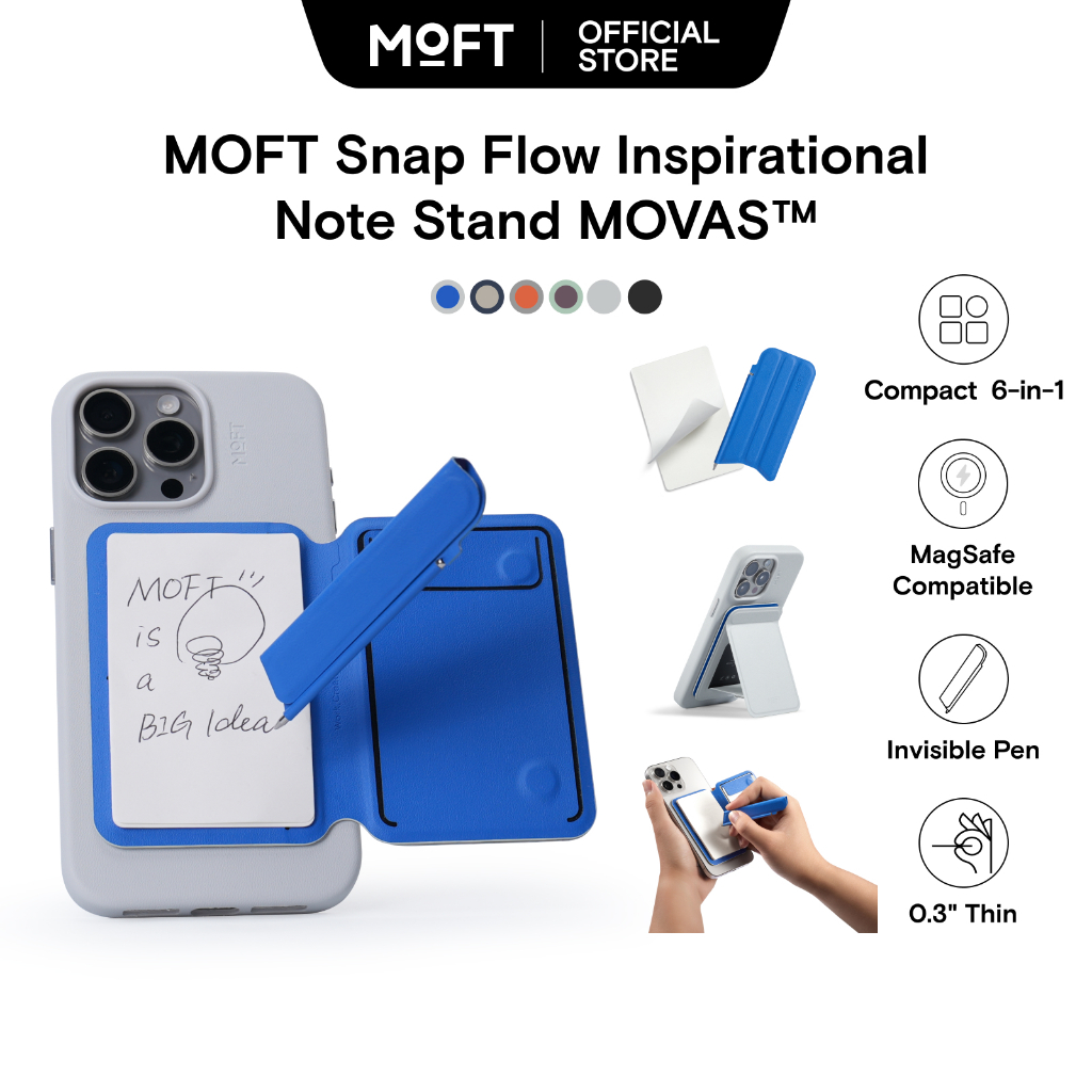 Jual MOFT Snap Notepad Stand MagSafe Compatible - all in one phone stand | Shopee Indonesia