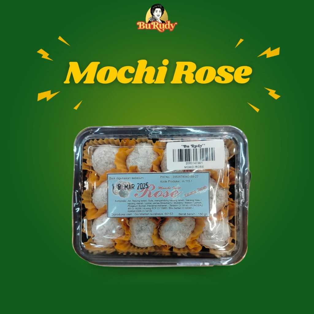 Jual KUE MOCHI ROSE JAJANAN LEGEND Dari Pusat Oleh Oleh Bu Rudy ...