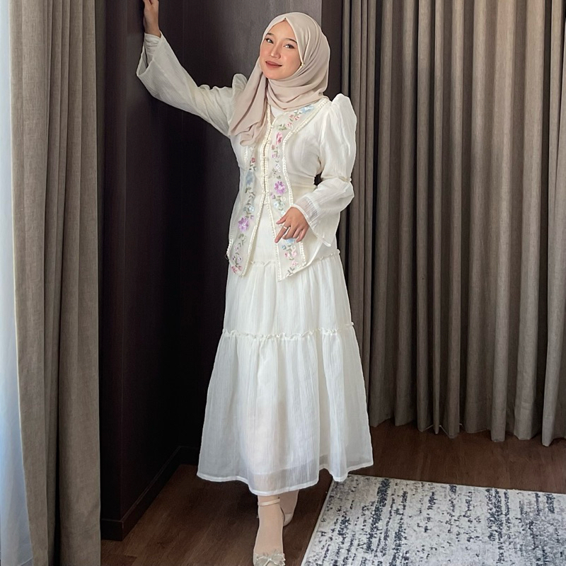 Jual SHEA FLARE RAYA SET VOL 4 | One set lebaran | Setelan Atasan Rok ...