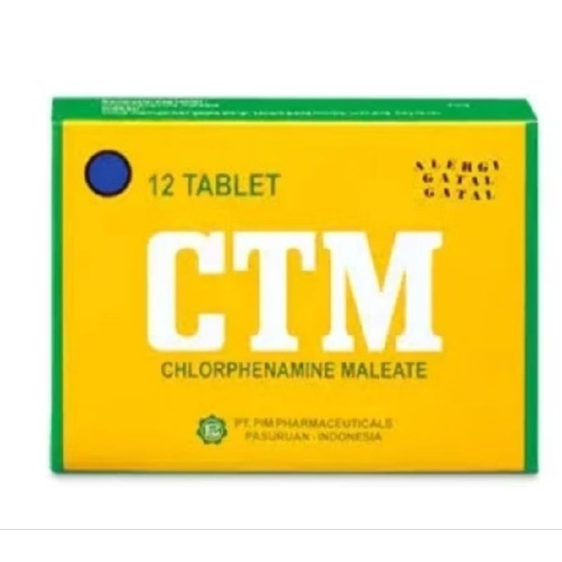 Jual CTM PER BOX ISI 12 TABLET UNTUK GATAL | Shopee Indonesia