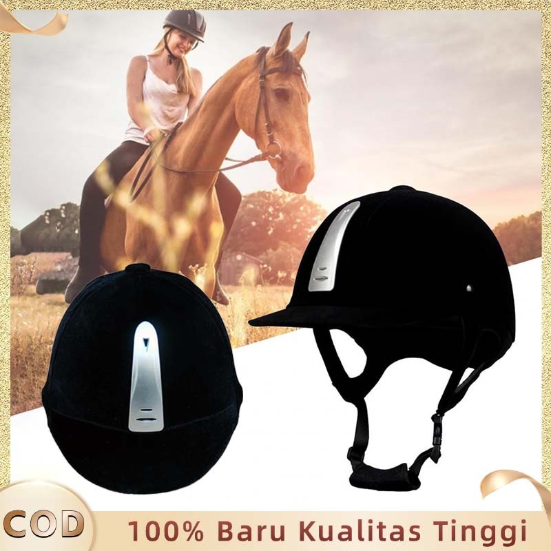 Jual Helmet Berkuda Pelindung Kepala Berkuda Equestrian Helmet ...