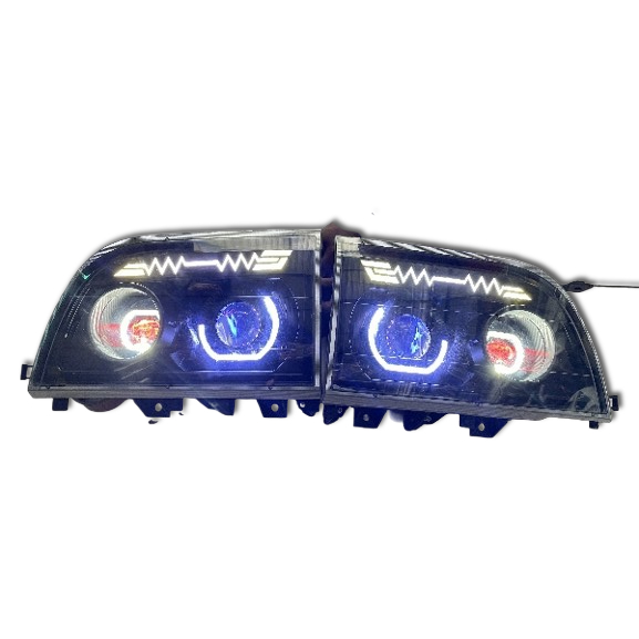 Jual HEADLAMP ELF MACAN CUSTOM BILED RGB 12v & 24v, BEMON EYE RGB, FULL ...