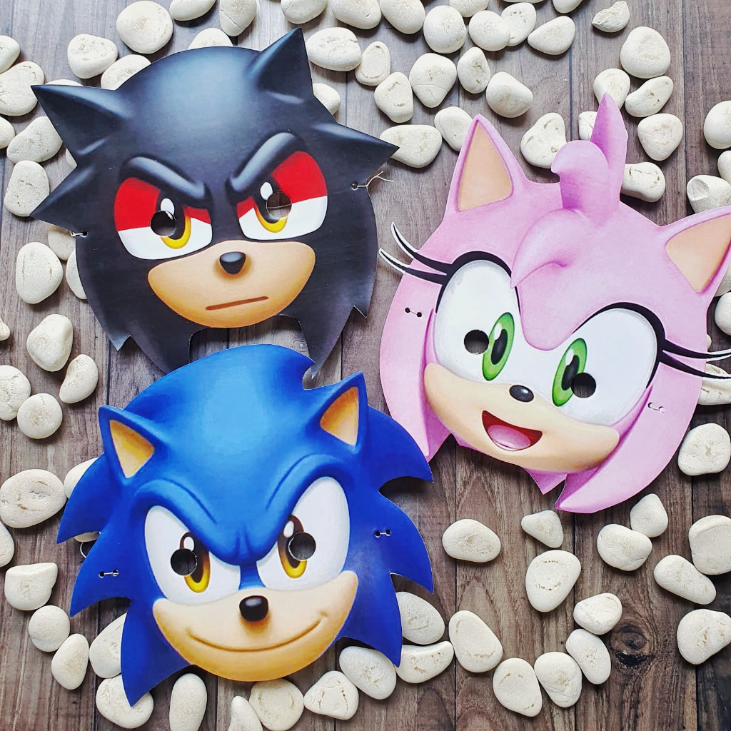 Jual Sonic Topeng Pesta Mask Birthday Aksesoris Ulang Tahun Anak Kids ...