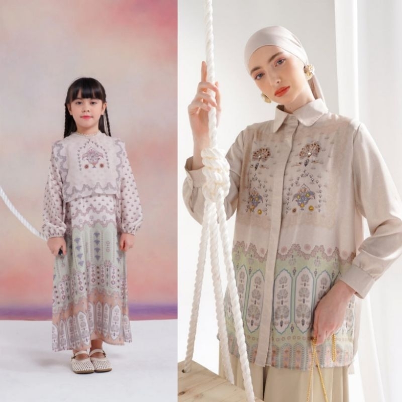 Jual Aleza Raya Brisa 2025 Nadja Shirt Najla Shirt Naula dress beige ...