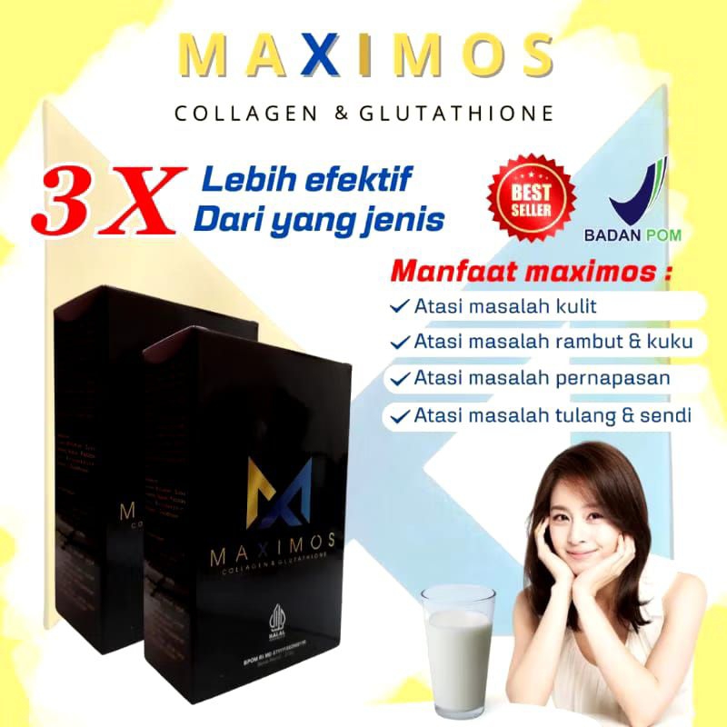 Jual Maximos Susu Kambing Etawa With Collagen & Glutathione | Shopee Indonesia