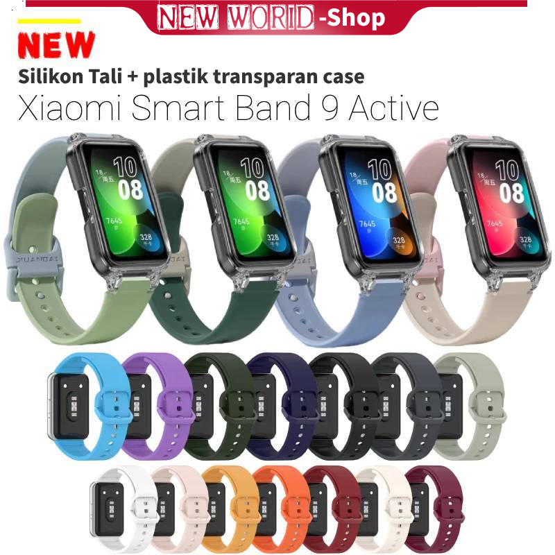 Jual Xiaomi Smart Band 9 Active Case+Strap / Tali Xiaomi Smartband 9 Active Case | Shopee Indonesia